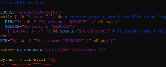 Re-configure azure-cli to use Python3 - Cloud bites from the grill
