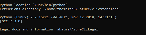 Re-configure azure-cli to use Python3 - Cloud bites from the grill