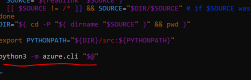 Re-configure azure-cli to use Python3 - Cloud bites from the grill